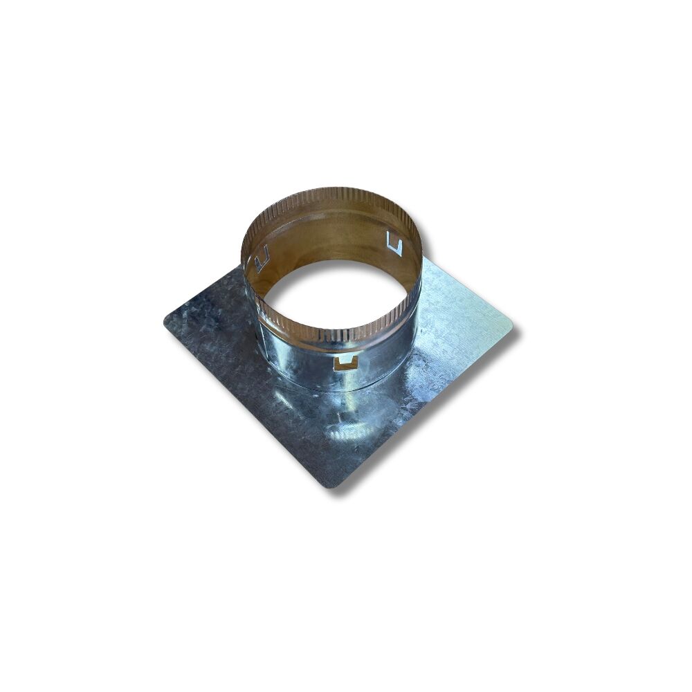 Galvanized Steel Duct Starting Collar Plate Mounted - 6" / 8" / 10 ...